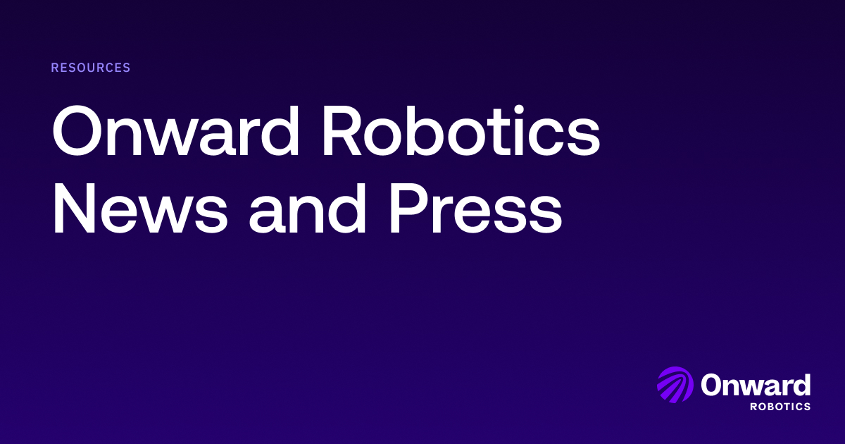 News | Onward Robotics